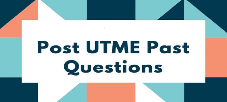 Get Post UTME Past Questions And Answers