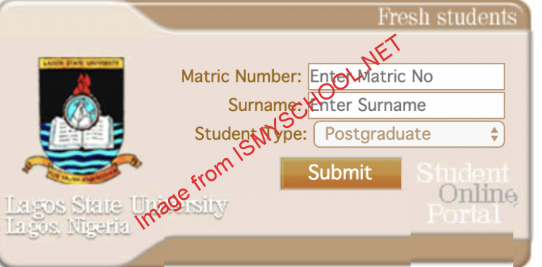 LASU Portal Login | How To Check Admission & Pay Fees On LASU Portal