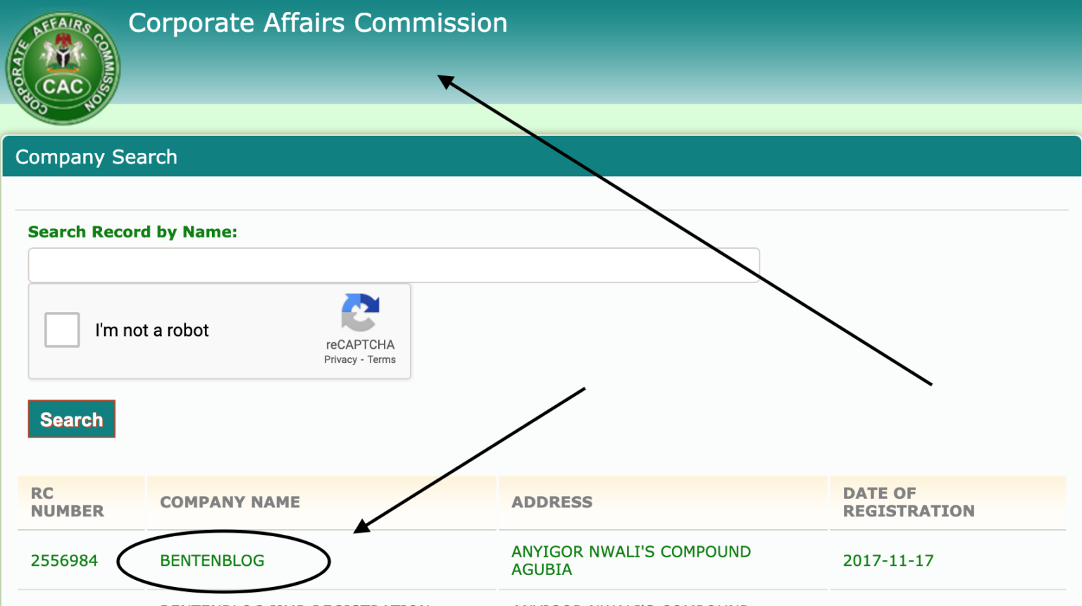 CAC public search - IsMySchool