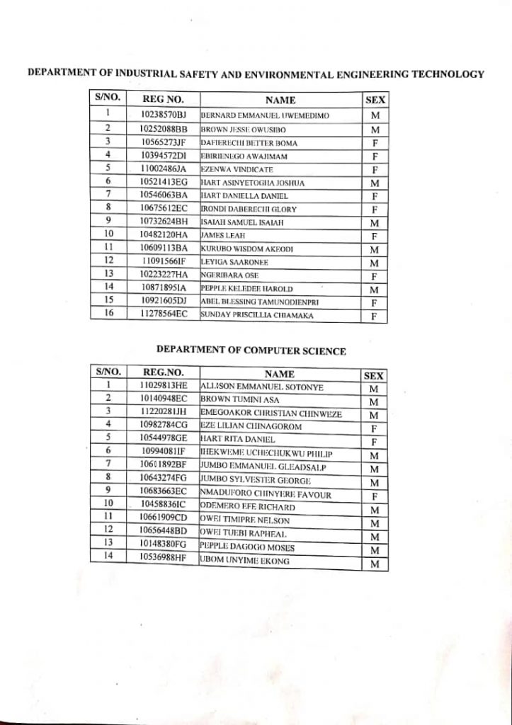 FPOG Admission List for 2024/2025: Check Admission Status